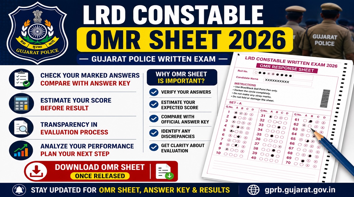 LRD Constable OMR Sheet 2026 Download Here - indiajobtrack